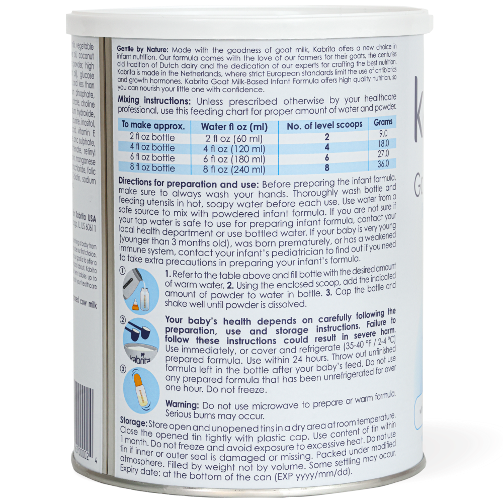 Kabrita Goat Milk Infant Formula | Ages 0-12 Months